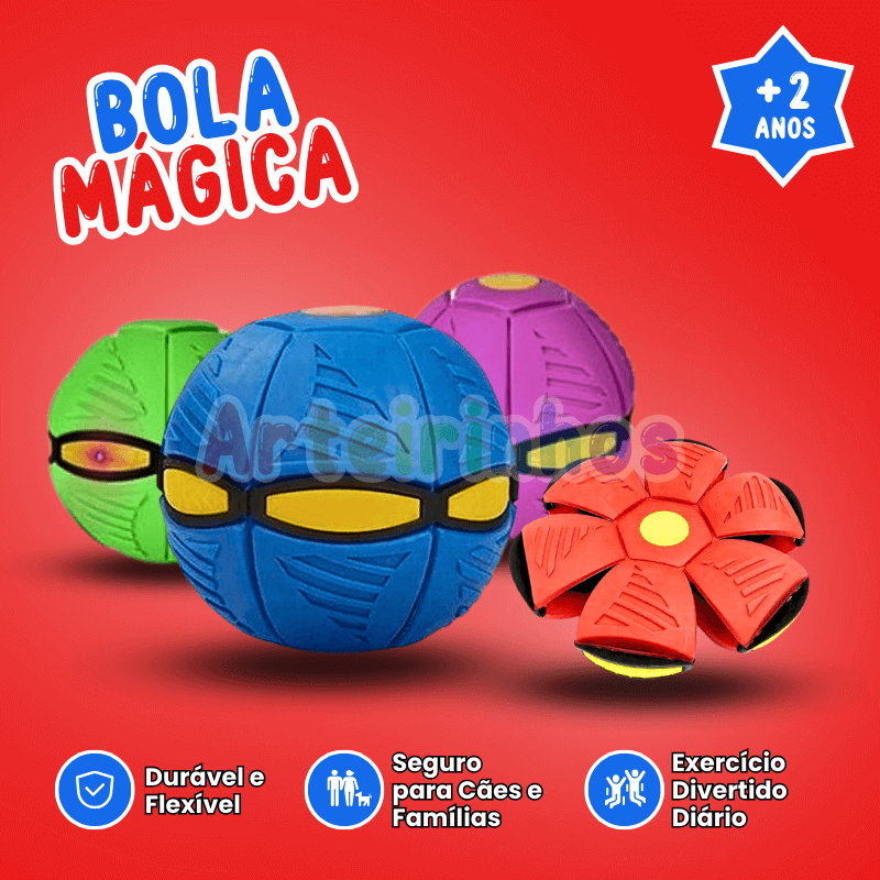 Bola Mágica Pula pula - Arteirinhos Bola Mágica Pula pula - Arteirinhos